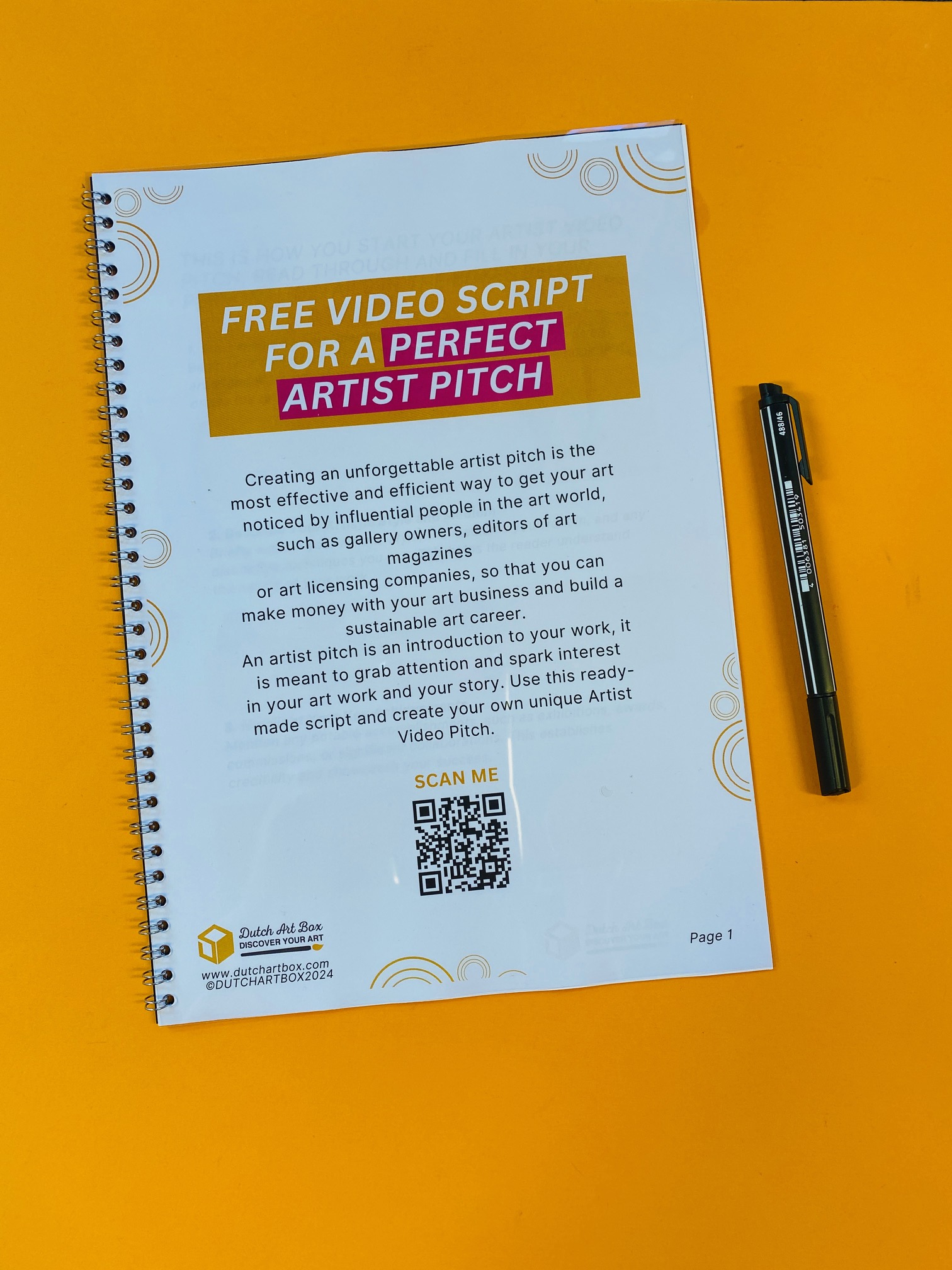 Free Video Script for a perfect Artist Pitch